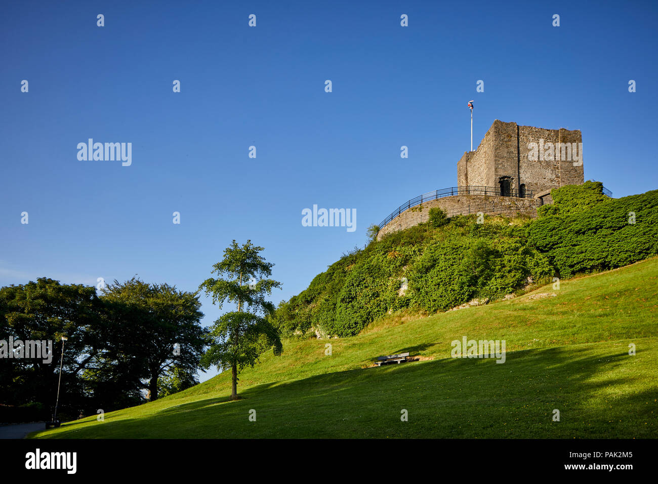 Clitheroe Borough of Ribble Valley Lancashire The keep at Clitheroe ...