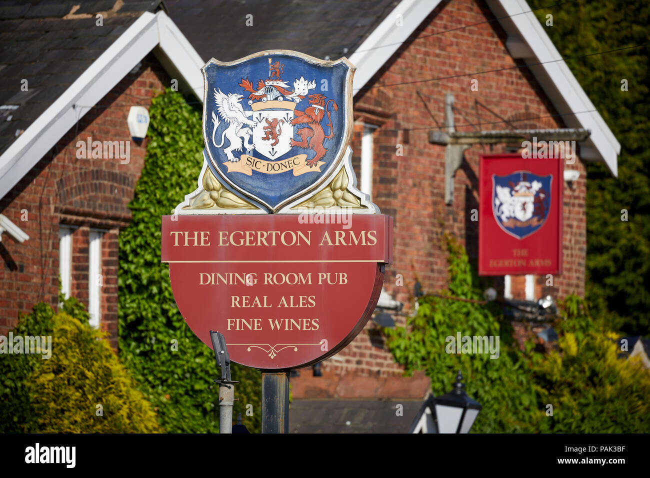 Chelford village and civil parish in Cheshire, England, The Egerton ...