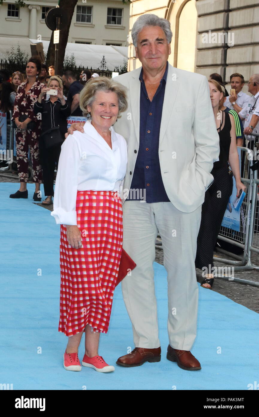 London, UK. Jim Carter and Imelda Staunton at Swimming With Men UK ...