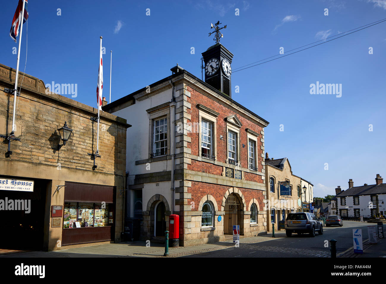 Garstang Town Hall, lancashire. First opened in 1680, burned down in ...