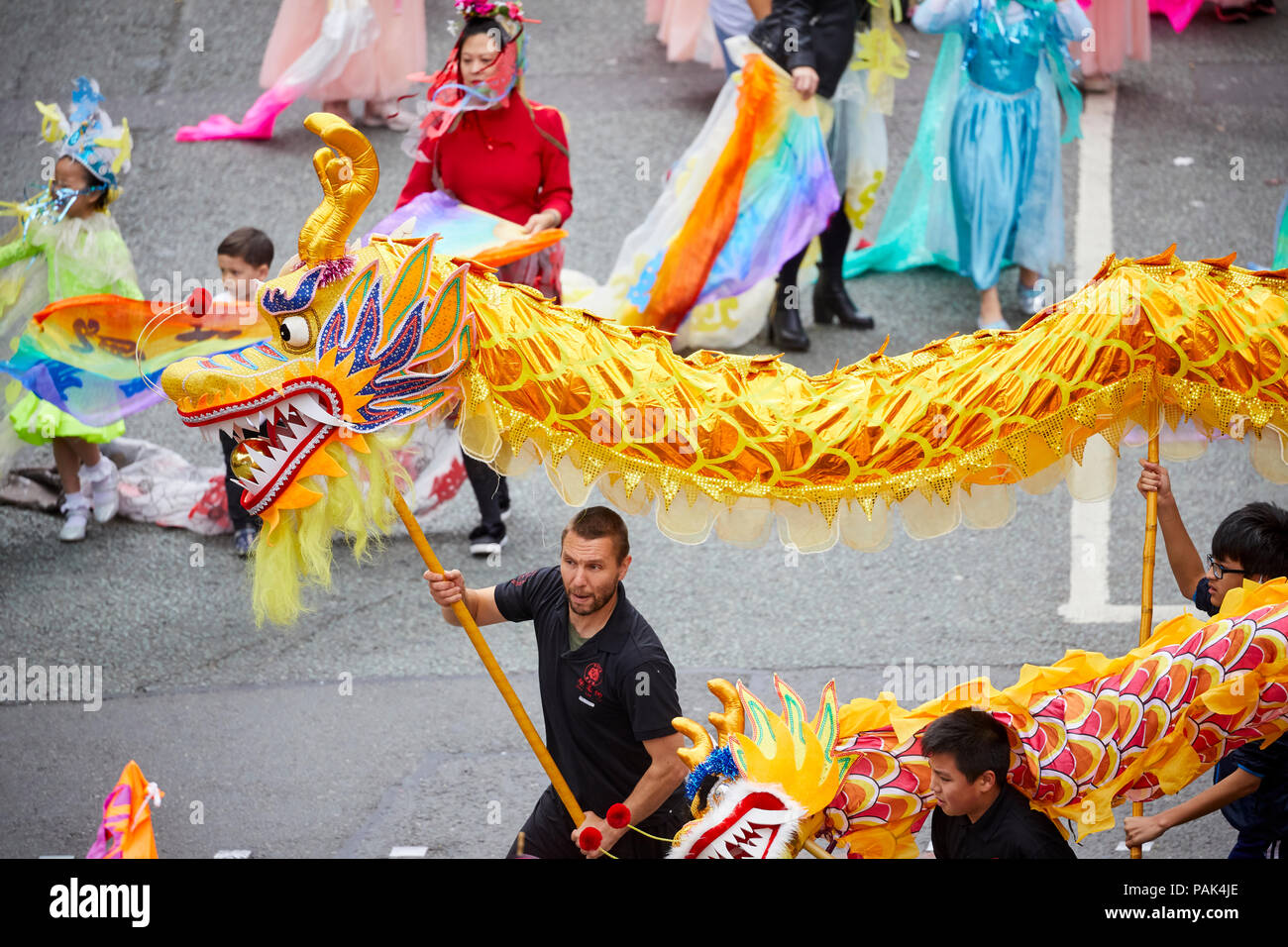 Manchester parade crowd hi-res stock photography and images - Alamy
