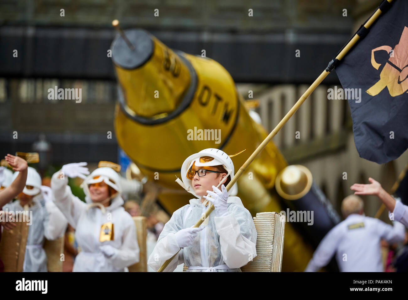 Musical street parade hi-res stock photography and images - Alamy