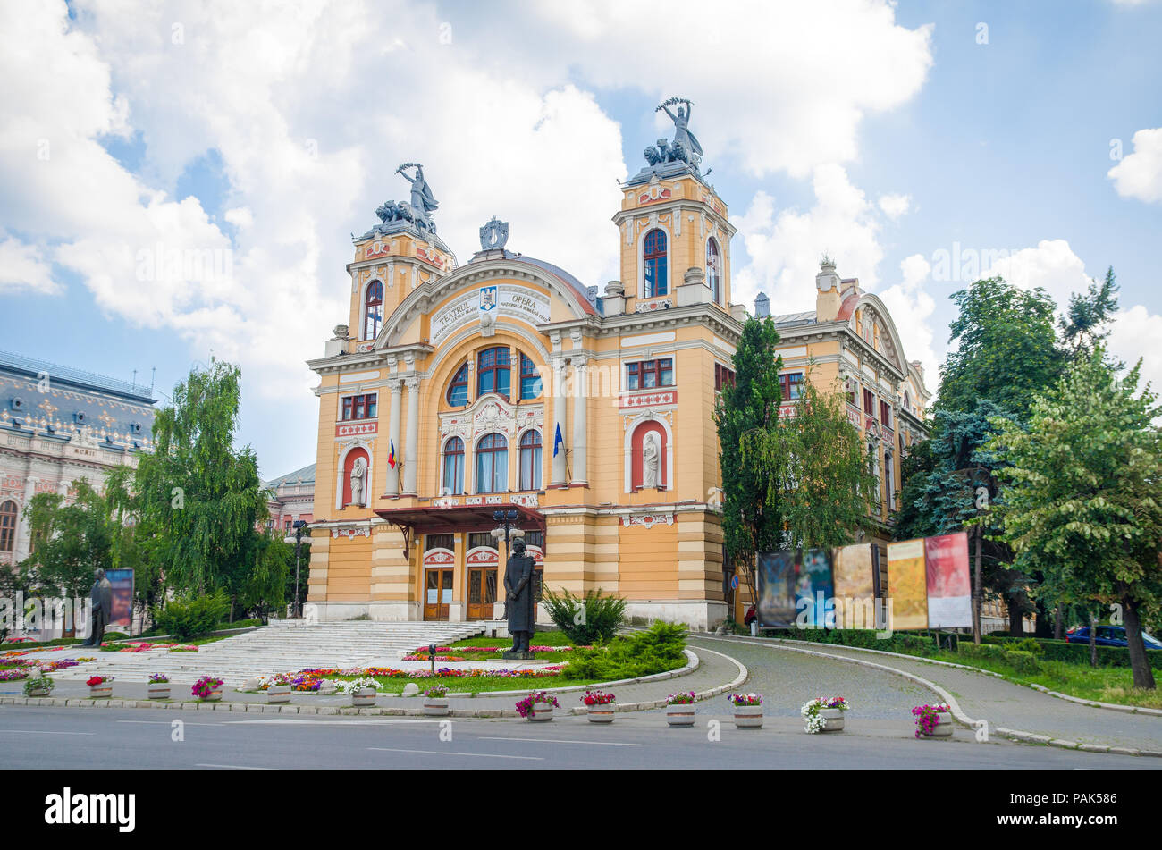 National Romanian Theatre and Opera House in Cluj Napoca city in the ...