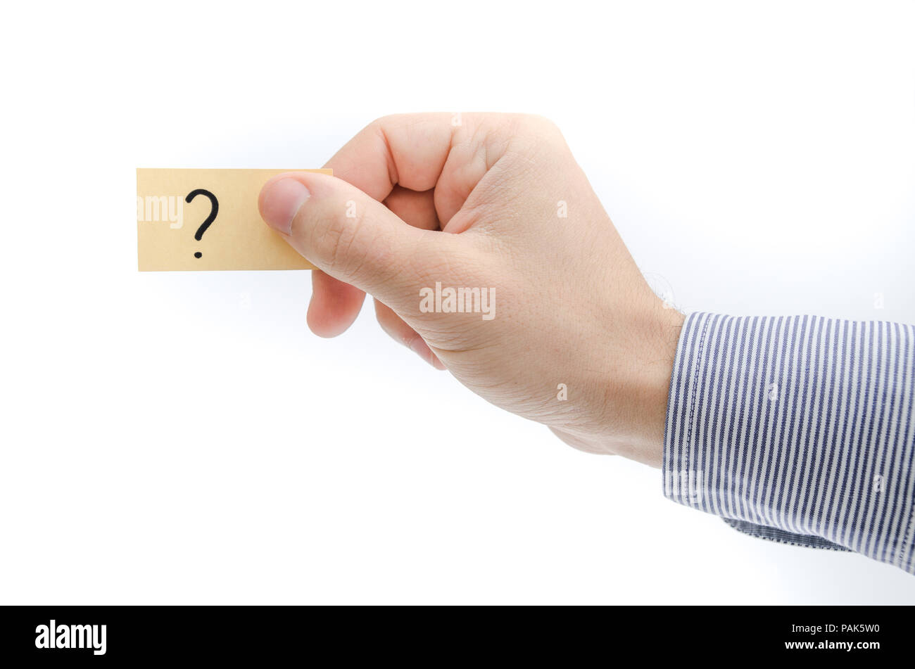 Question mark written on paper hi-res stock photography and images - Alamy