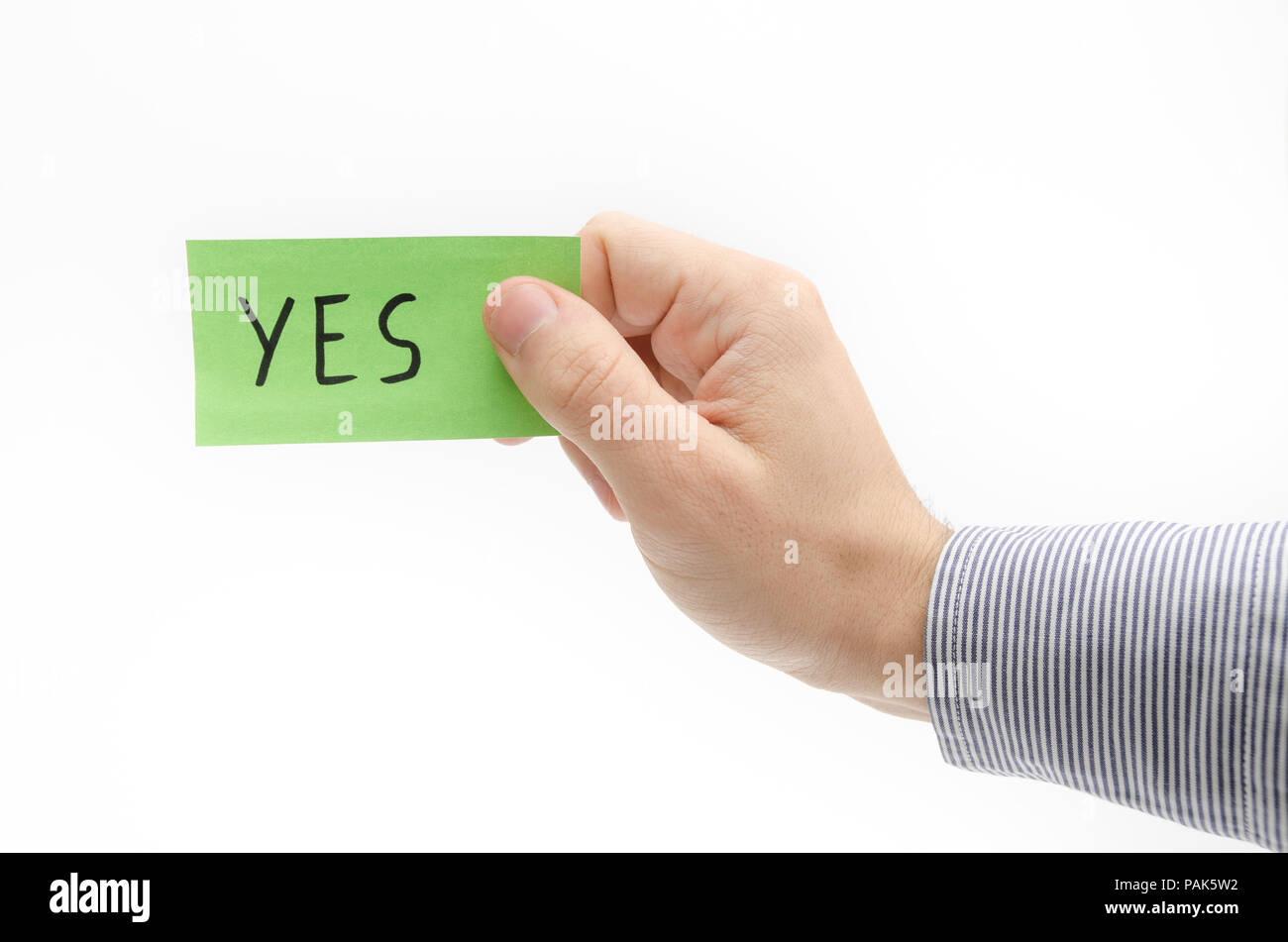 Yes confirmation hi-res stock photography and images - Alamy