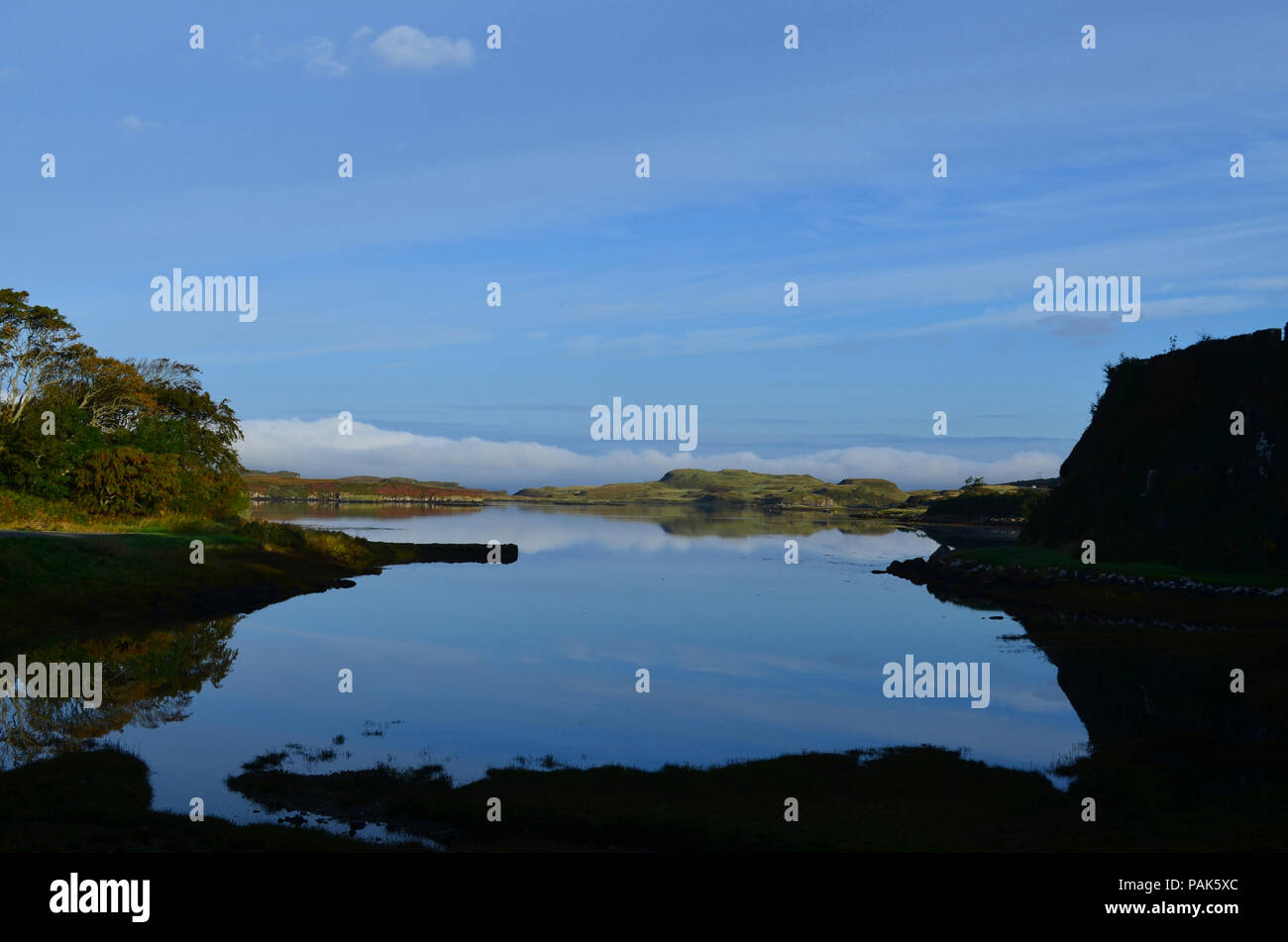 Beautiful scenic landscape in the Isle of Skye Stock Photo - Alamy