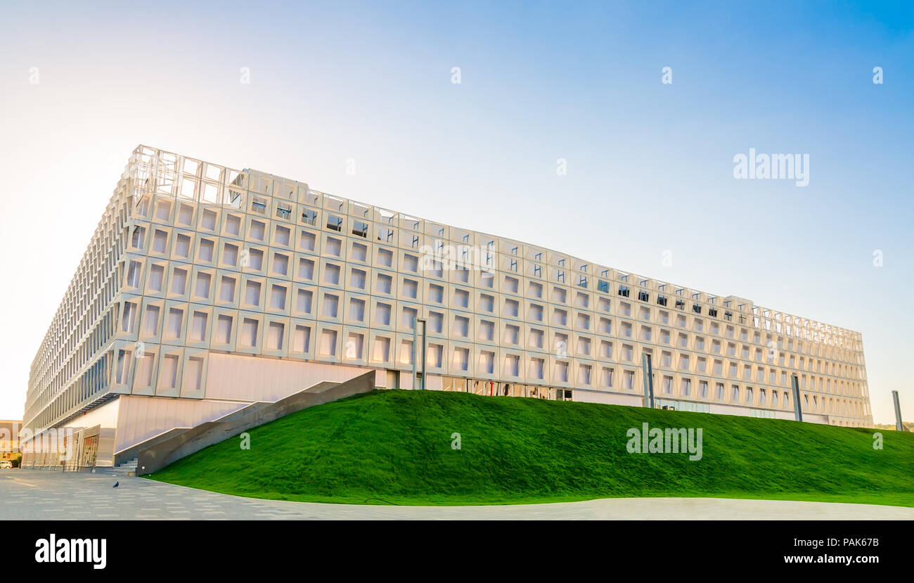 Cluj-Napoca Polyvalent sports hall Stock Photo - Alamy