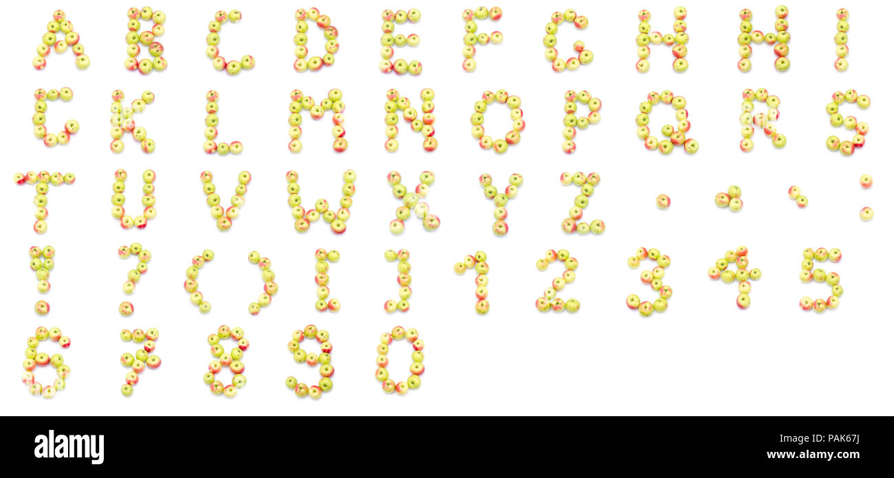 Fresh capital letters Cut Out Stock Images & Pictures - Alamy