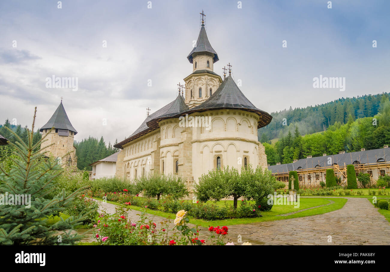 Putna historic monument Orthodox Monastery in Moldavia region of ...