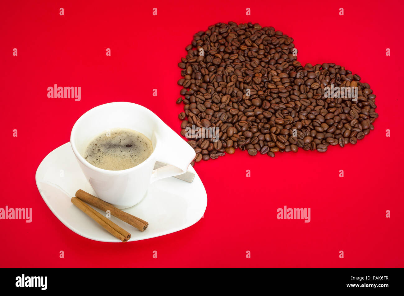 Romantic coffee cup for valentine's or any other couple celebration on ...