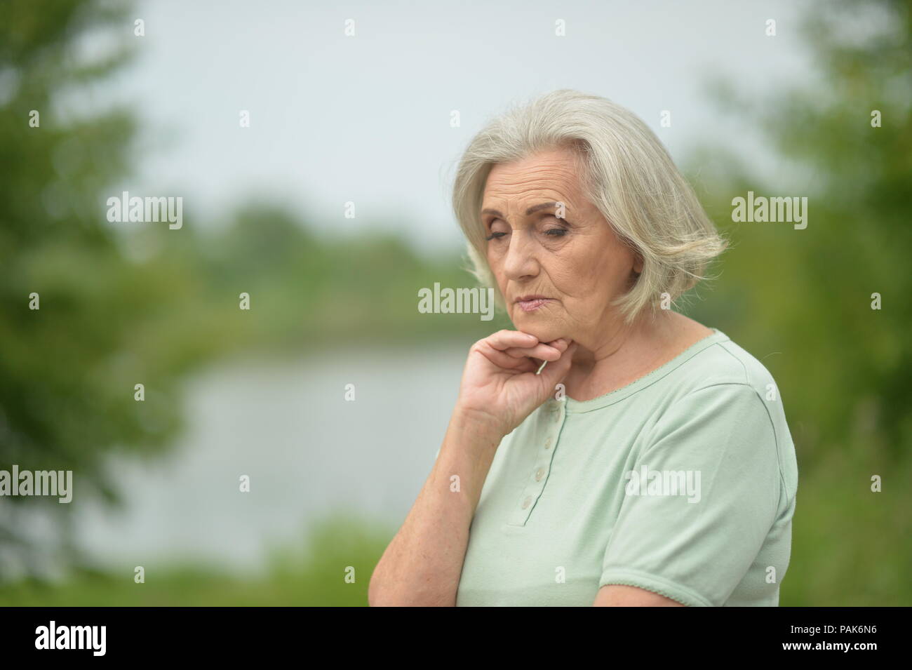 Caucasian woman sad face hi-res stock photography and images - Alamy