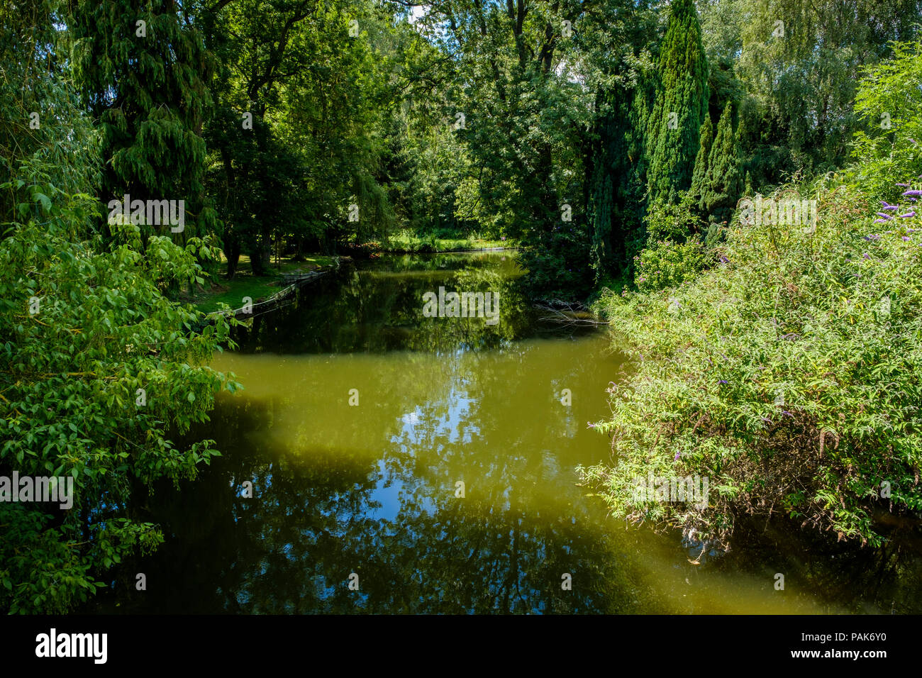The River Somme, in northern France Stock Photo - Alamy