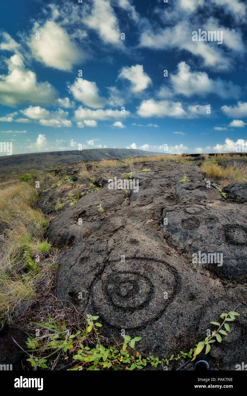 Rock carvings hawaii hi-res stock photography and images - Alamy