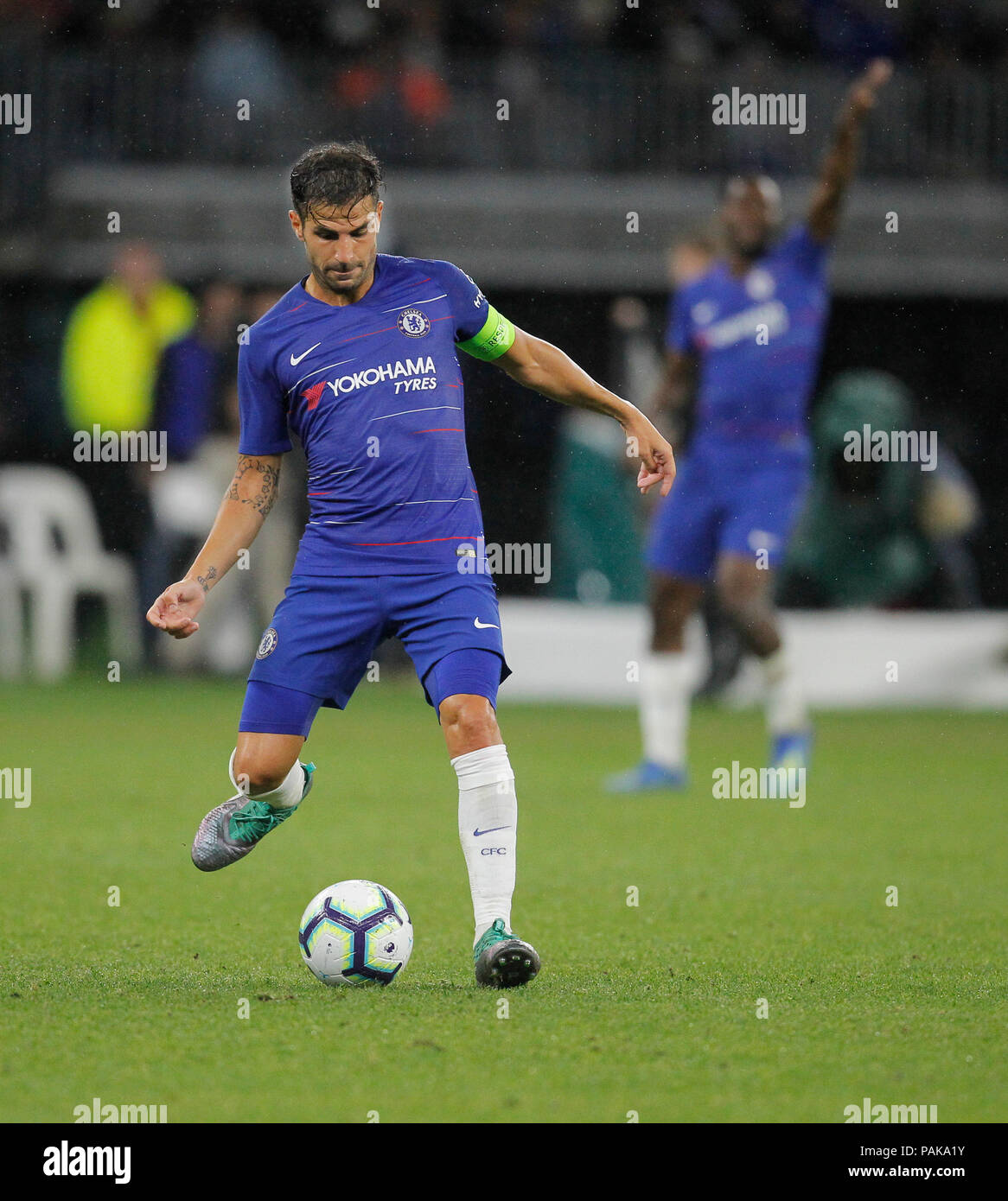 Optus Stadium, Perth, Australia. 23rd July, 2018. Pre season football ...