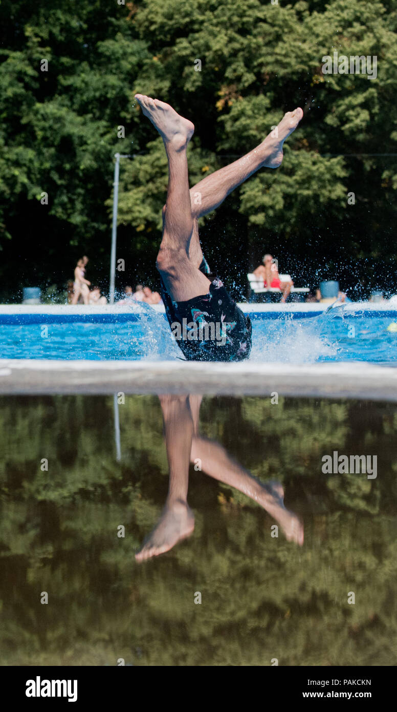 West germany swimming pool hi-res stock photography and images - Alamy