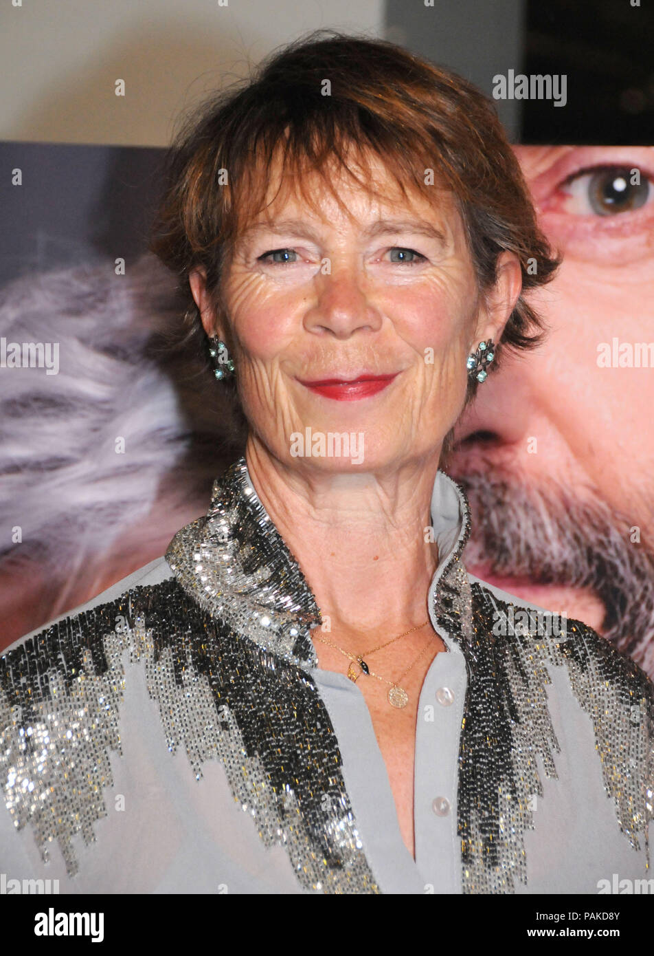 Los Angeles, USA. 23rd July 2018. Actress Celia Imrie attends the Los ...
