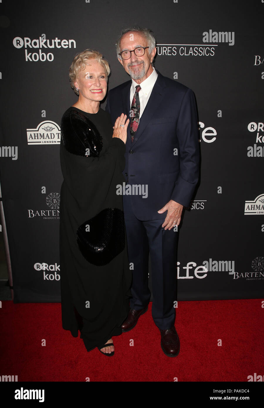 23 July 2018- West Hollywood, California - Glenn Close, Jonathan Pryce ...