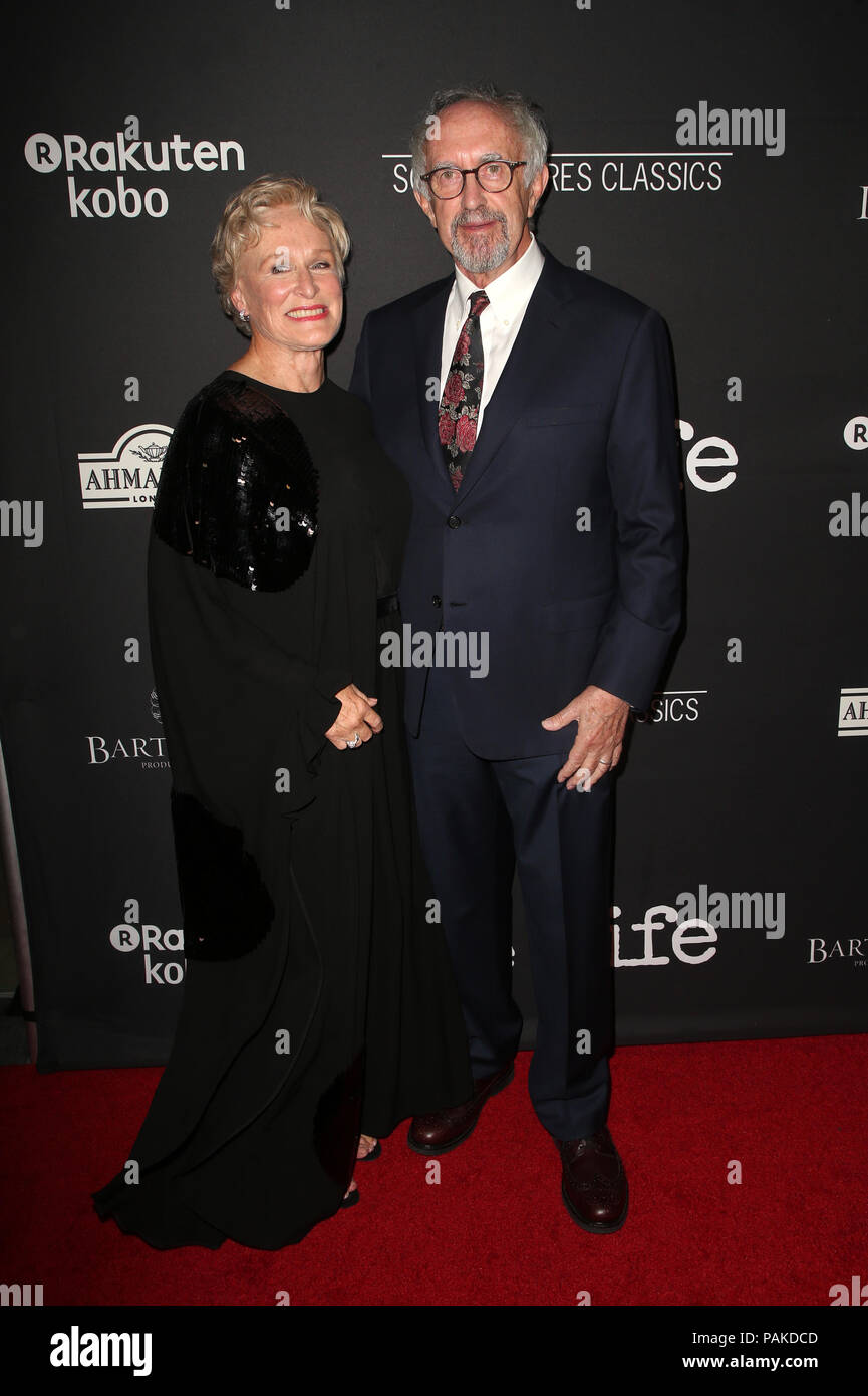 23 July 2018- West Hollywood, California - Glenn Close, Jonathan Pryce ...