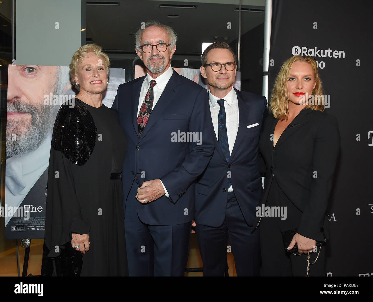 West Hollywood, California, USA. 23rd July, 2018. Glenn Close, Jonathan ...