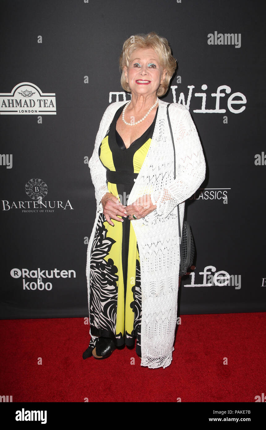 West Hollywood, Ca. 23rd July, 2018. Diana Darrin, at the Los Angeles Premier of The Wife at the ...