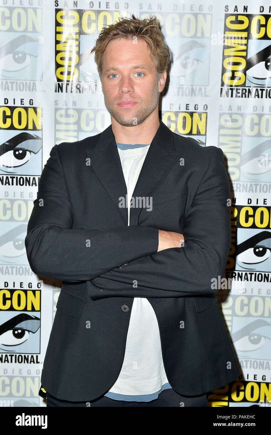 San Diego, USA. 21st July, 2018. Shaun Sipos at the Photocall to the ...