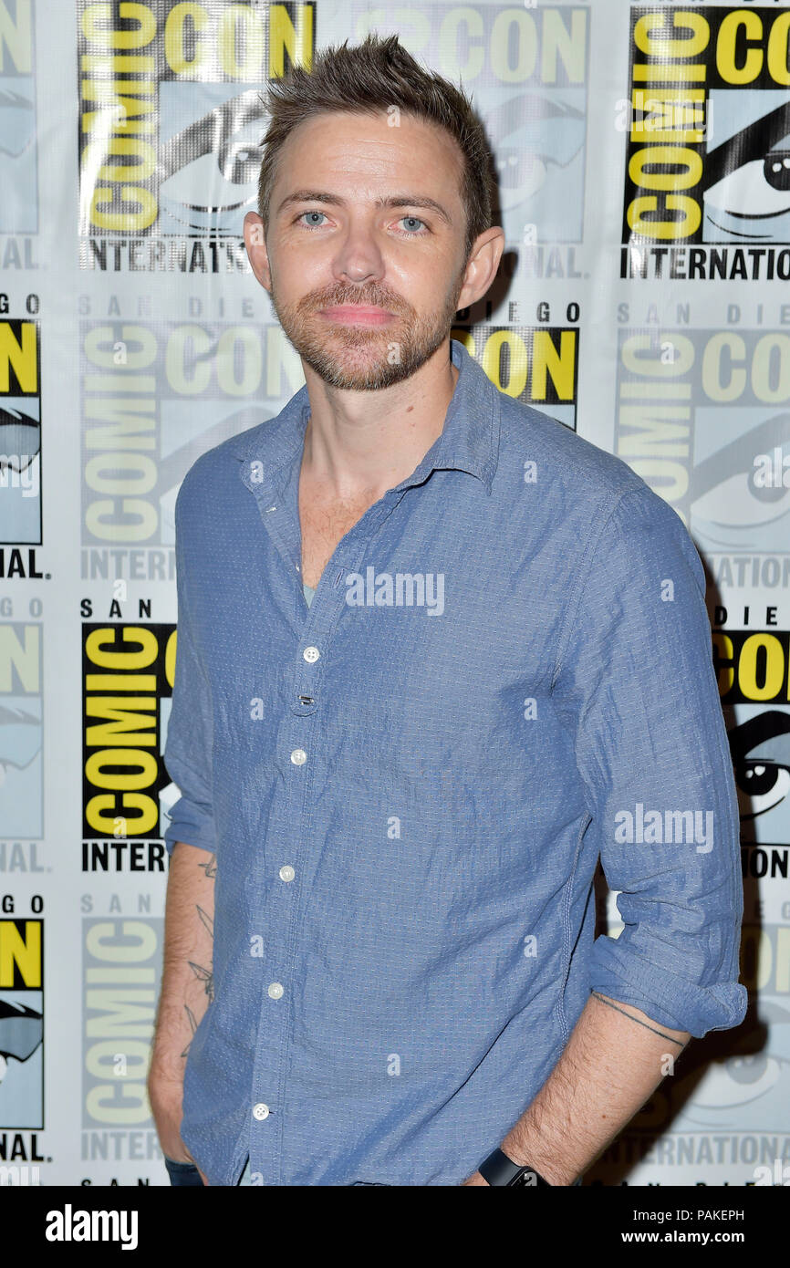 Cameron Welsh at the Photocall for the Syfy TV series 'Krypton' at the ...