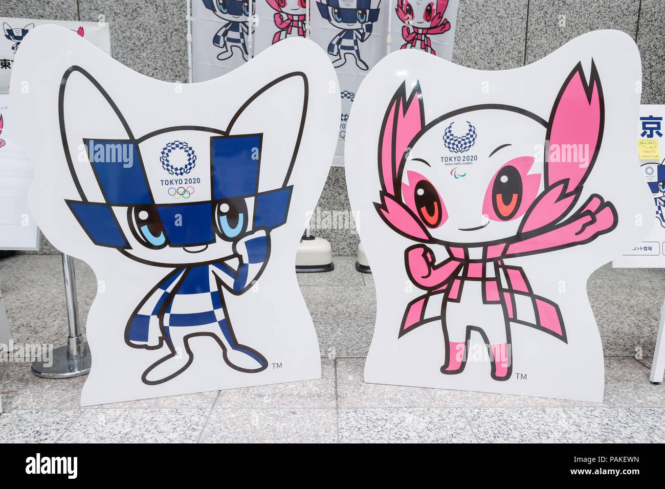 The Tokyo 2020 Olympic and Paralympic Games' official mascots ...