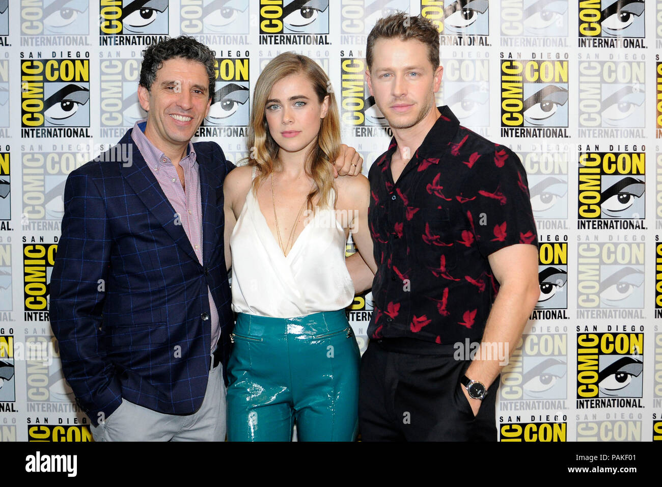Jeff Rake, Melissa Roxburgh and Josh Dallas at the Photocall for the ...