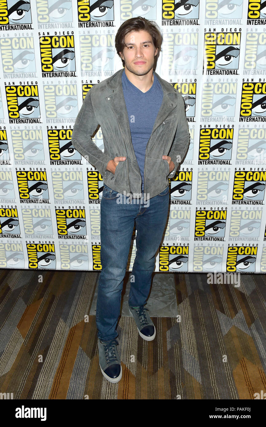 San Diego, USA. 21st July, 2018. Cameron Cuffe at the Photocall for the ...