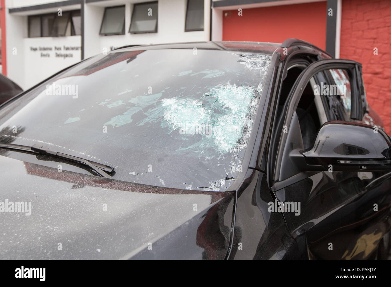 Sao Paulo, Sao Paulo, Brazil. 24th July, 2018. Member of the criminal ...