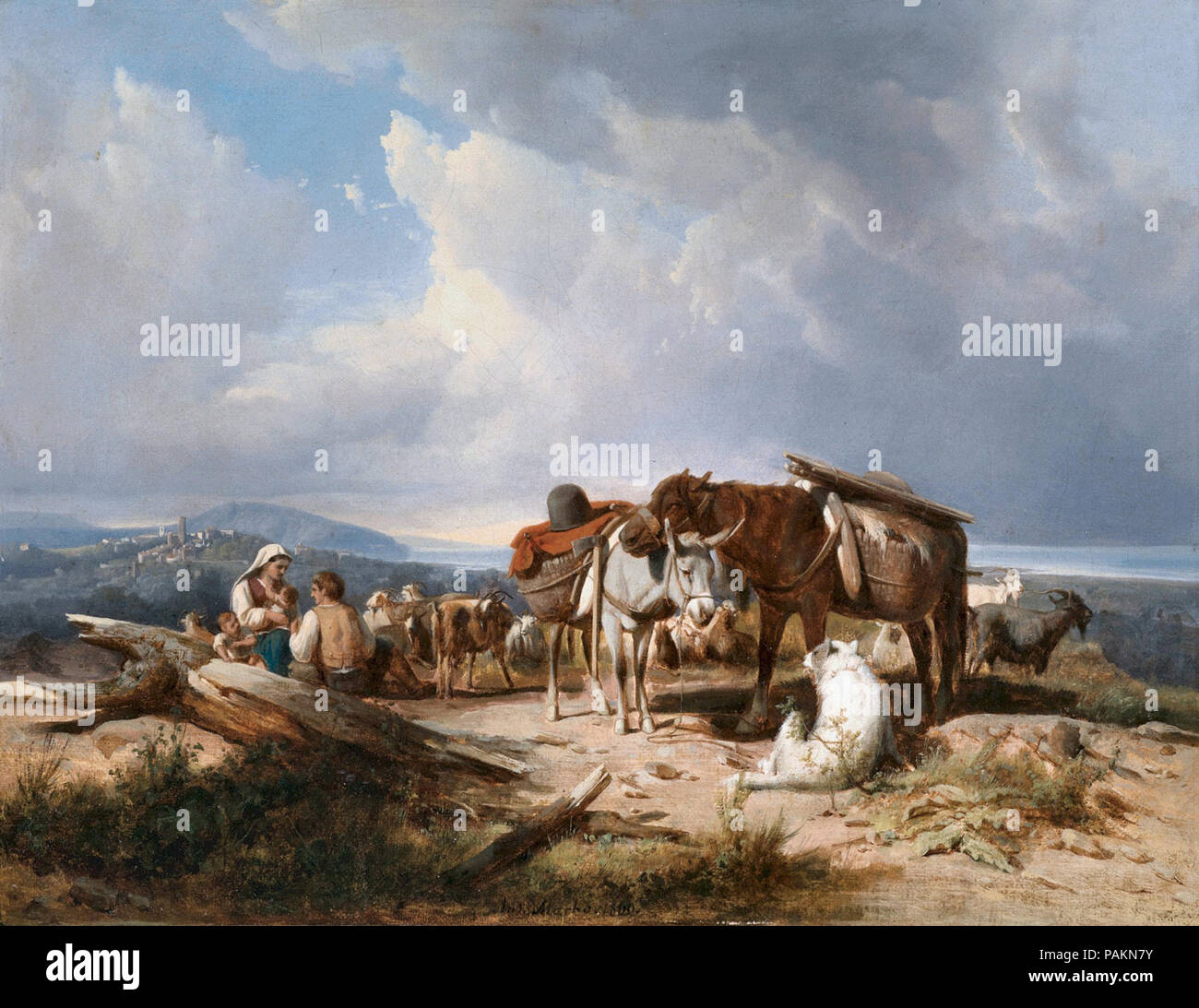 Markü3 Andràs - Countrypeople Resting Stock Photo - Alamy