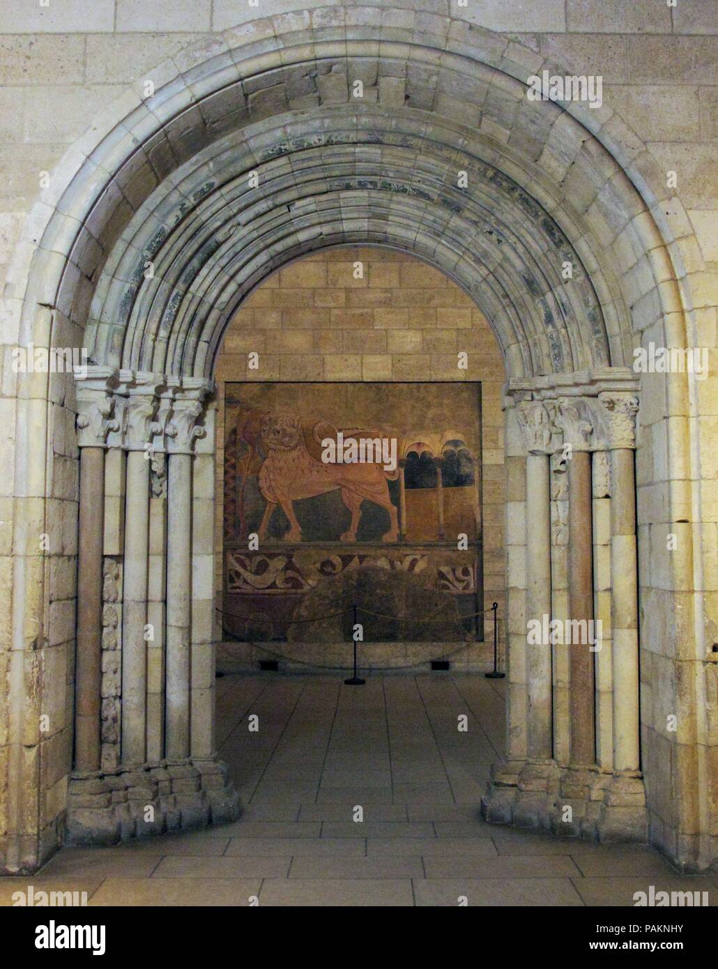 Doorway from Abbey of Notre-Dame at Nevers. Culture: French. Dimensions ...
