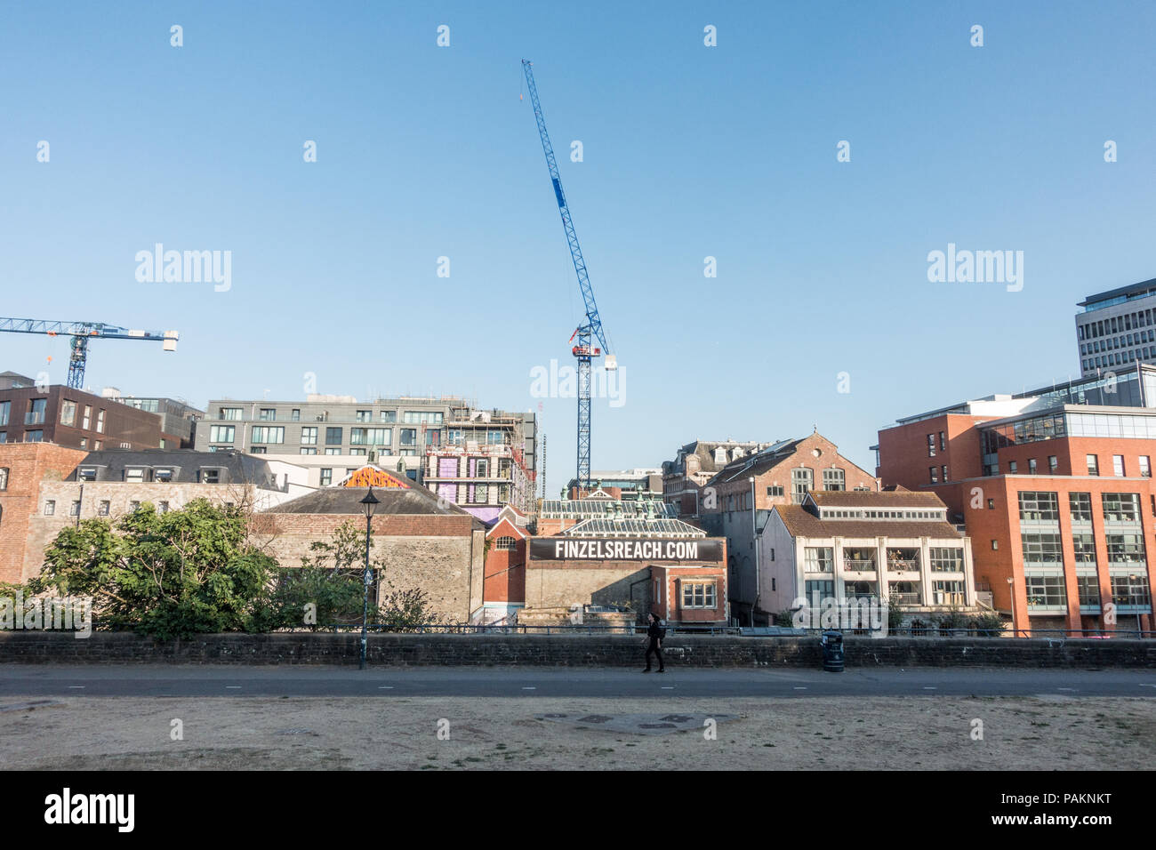 Different architecture and buildings in the city of Bristol, England ...