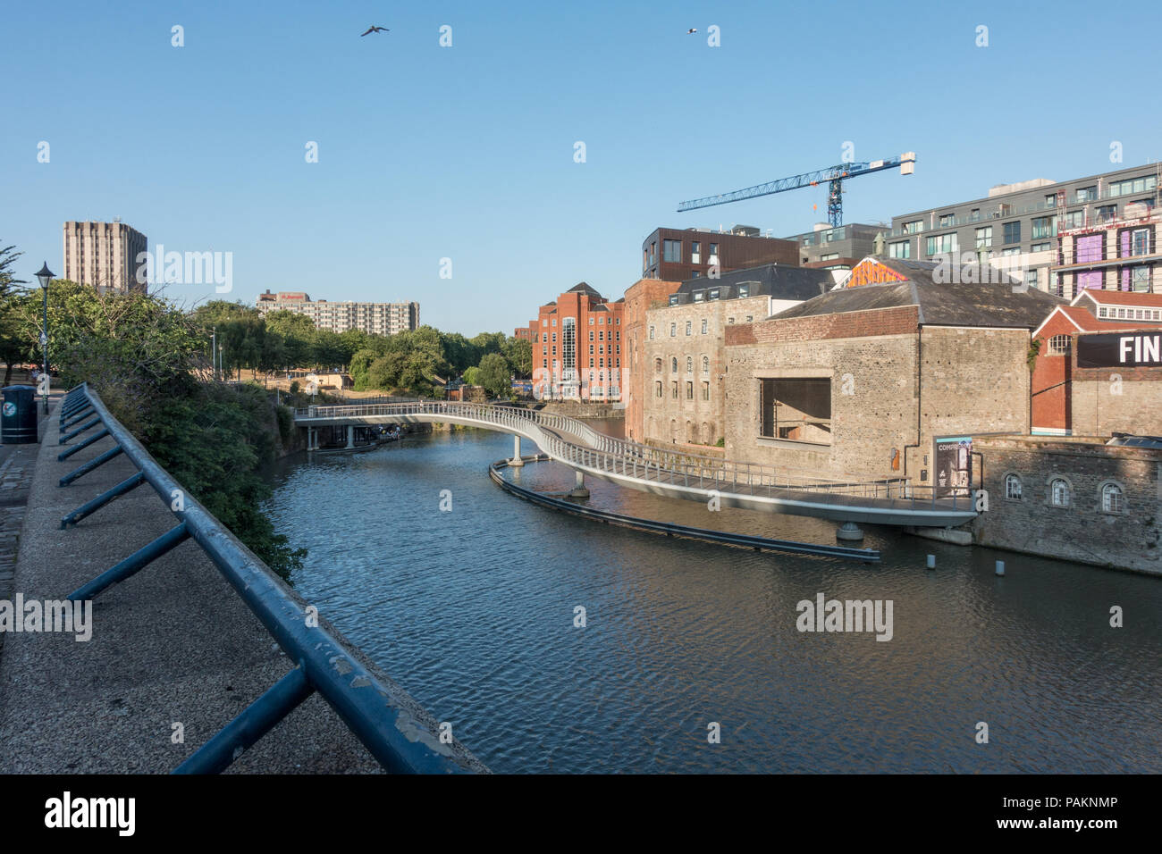 Different architecture and buildings in the city of Bristol, England ...