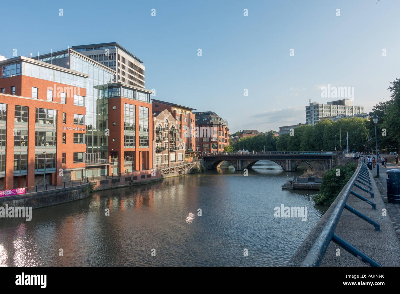 Different architecture and buildings in the city of Bristol, England ...