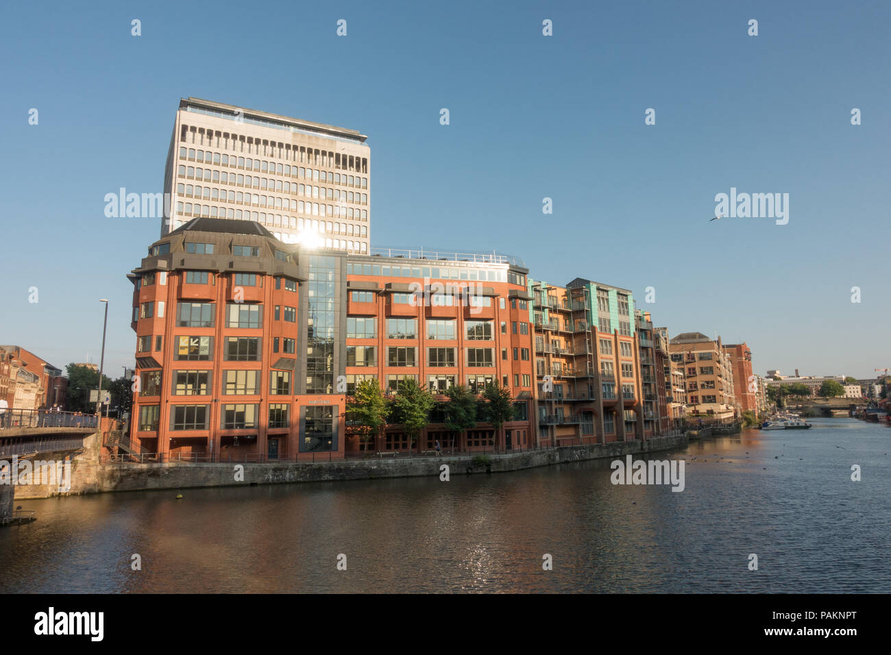 Different architecture and buildings in the city of Bristol, England ...