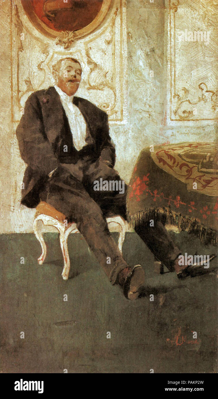 Marold Ludek - the Painter Viktor Oliva Stock Photo - Alamy