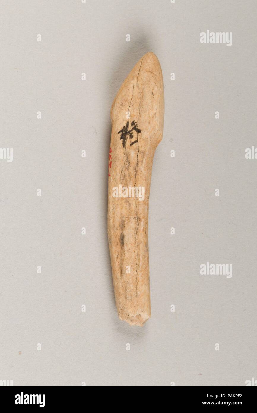 Arrowheads, needles, hooks and harpoons. Culture: Japan. Dimensions: W ...