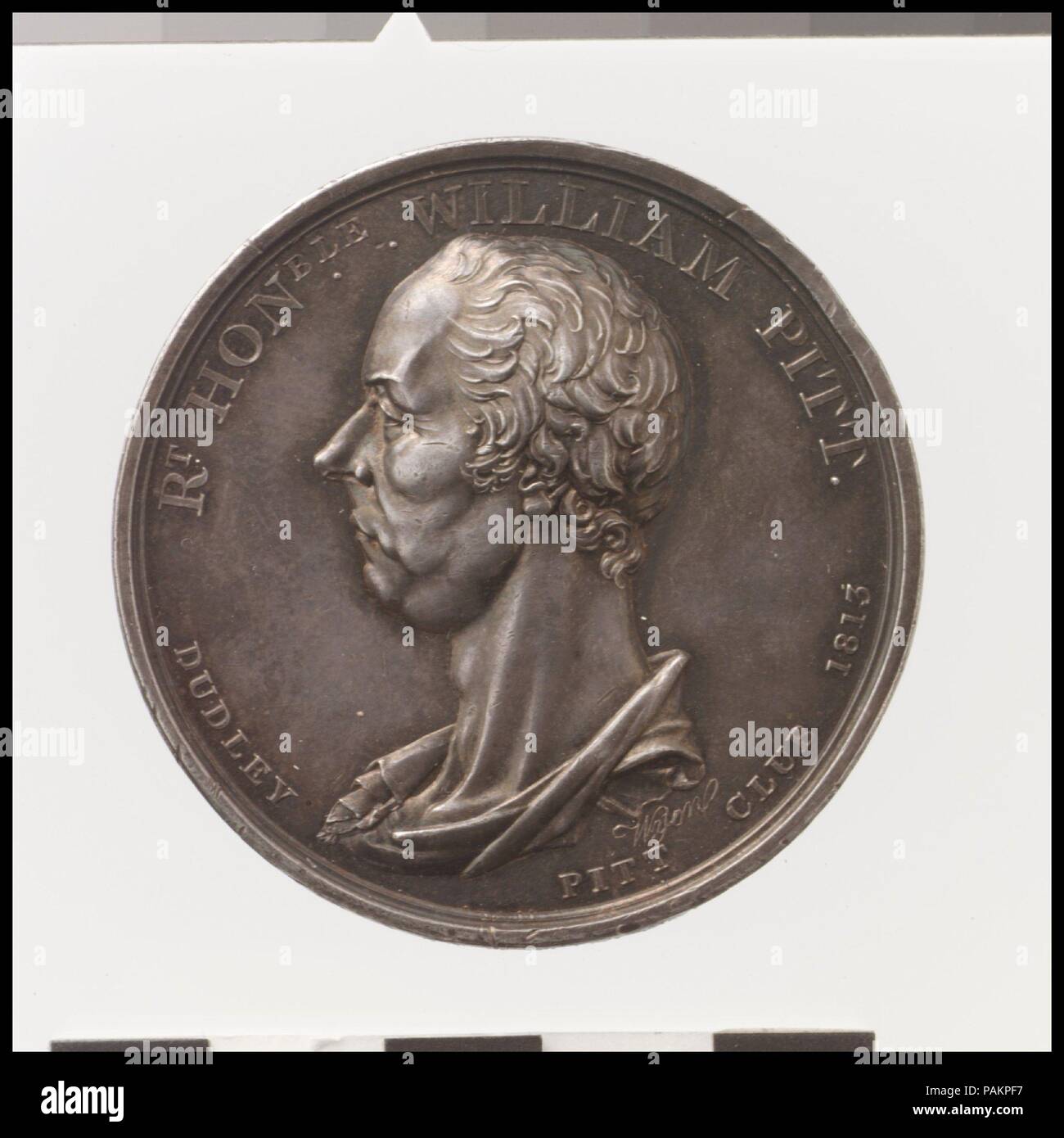 William Pitt. Artist: Medalist: Thomas Wyon the Younger (British, 1791 ...
