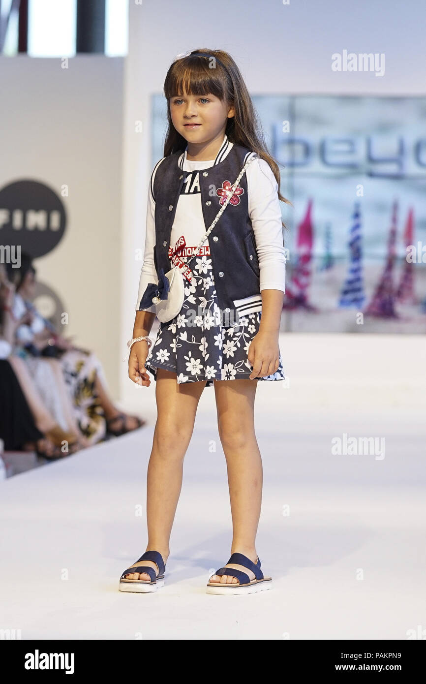 FIMI Kids Fashion Week in Madrid, Spain. Featuring: model Where: Madrid ...