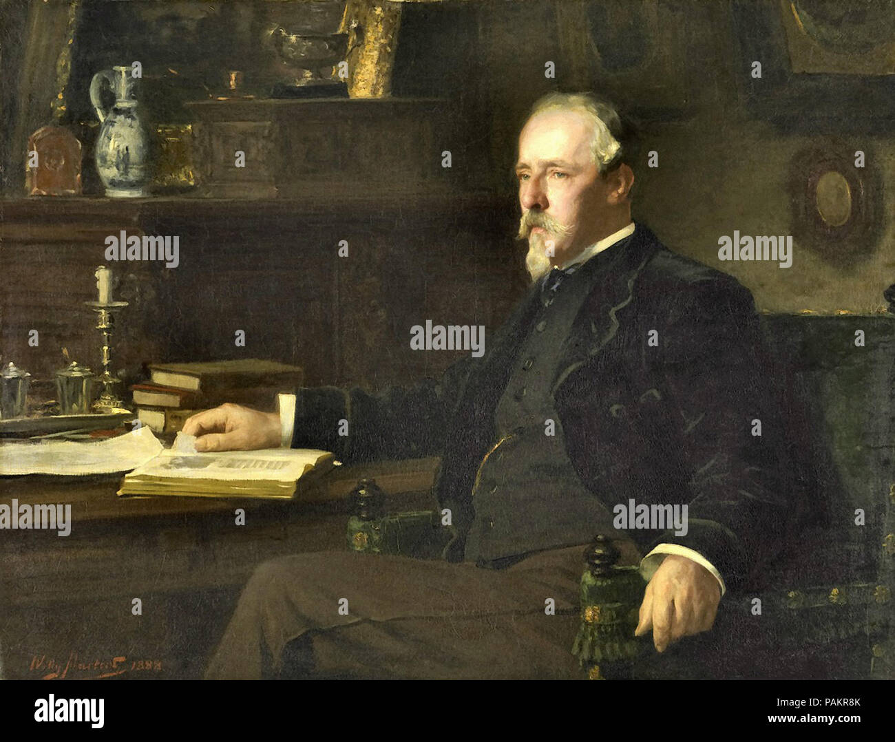 Martens Willy - Daniùebl Franken Bankier En Kunstverzamelaar Stock ...