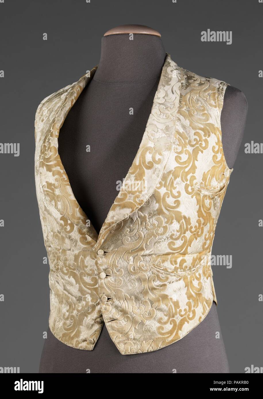 Evening vest. Culture: American. Date: 1885-95. Waistcoats and vests of ...