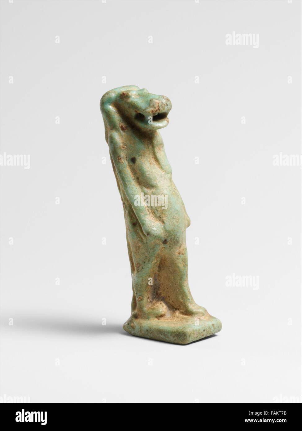 Faience amulet of Taweret. Culture: Egyptian. Dimensions: H.: 1 3/4 in ...