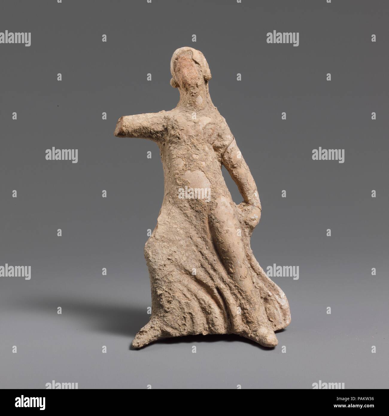 Terracotta statuette of a girl dancing. Culture: Greek, South Italian ...
