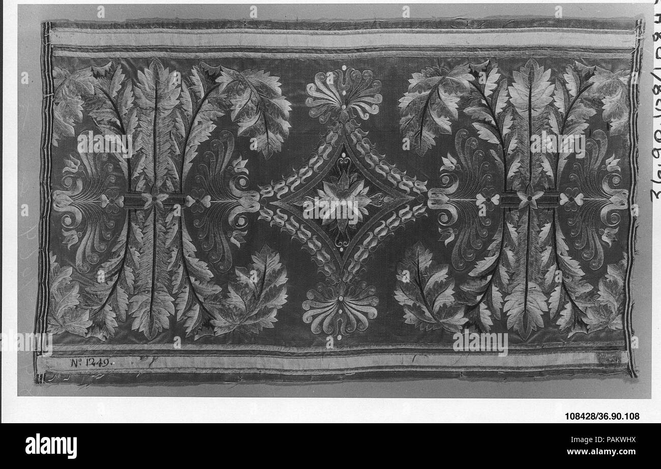 Border. Culture: French. Dimensions: L. 21 1/2 x W. 12 3/4 inches (54.6 ...