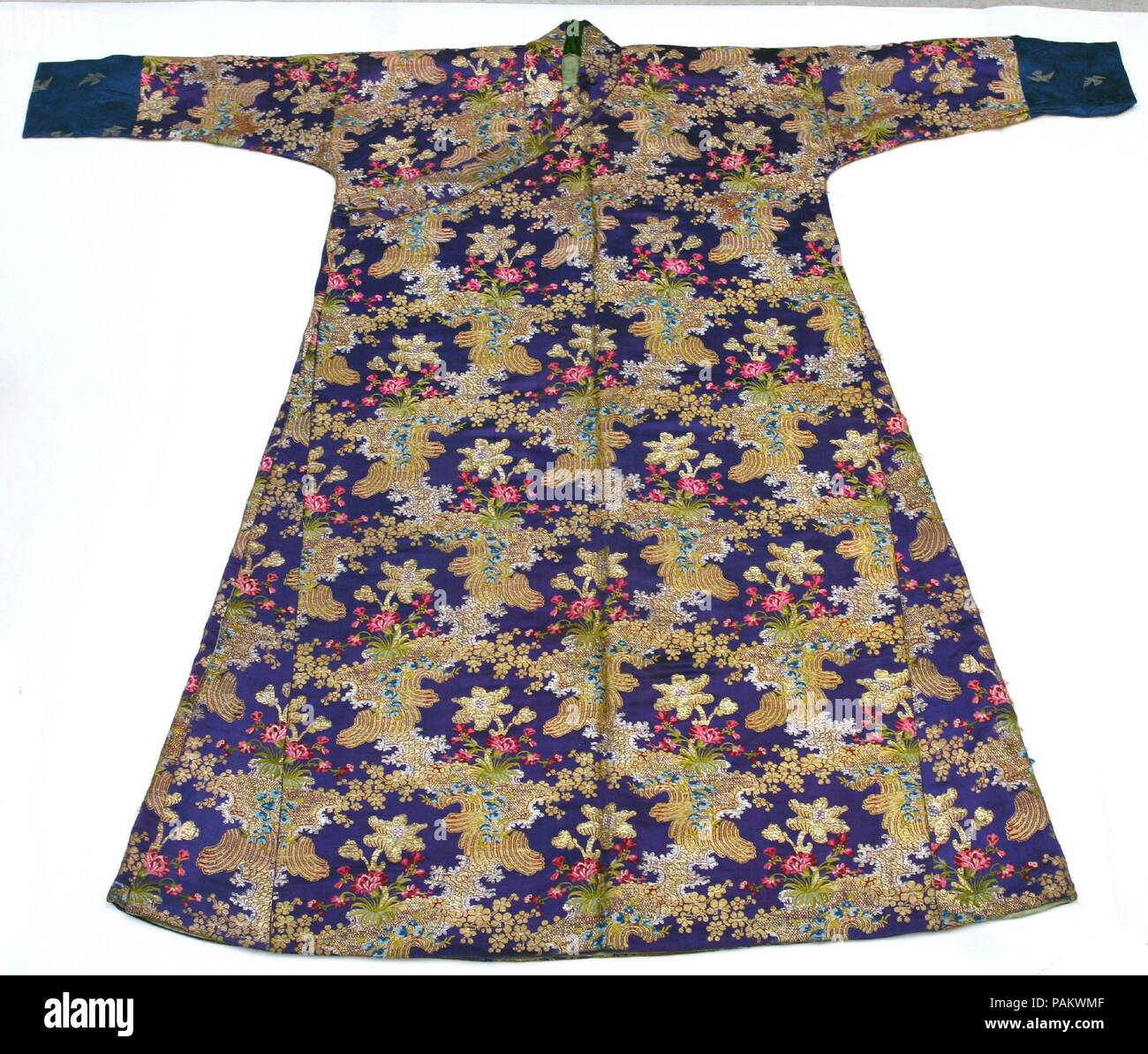 Chuba made from Russian Silks. Culture: Tibet. Dimensions: 81 x 37 in ...