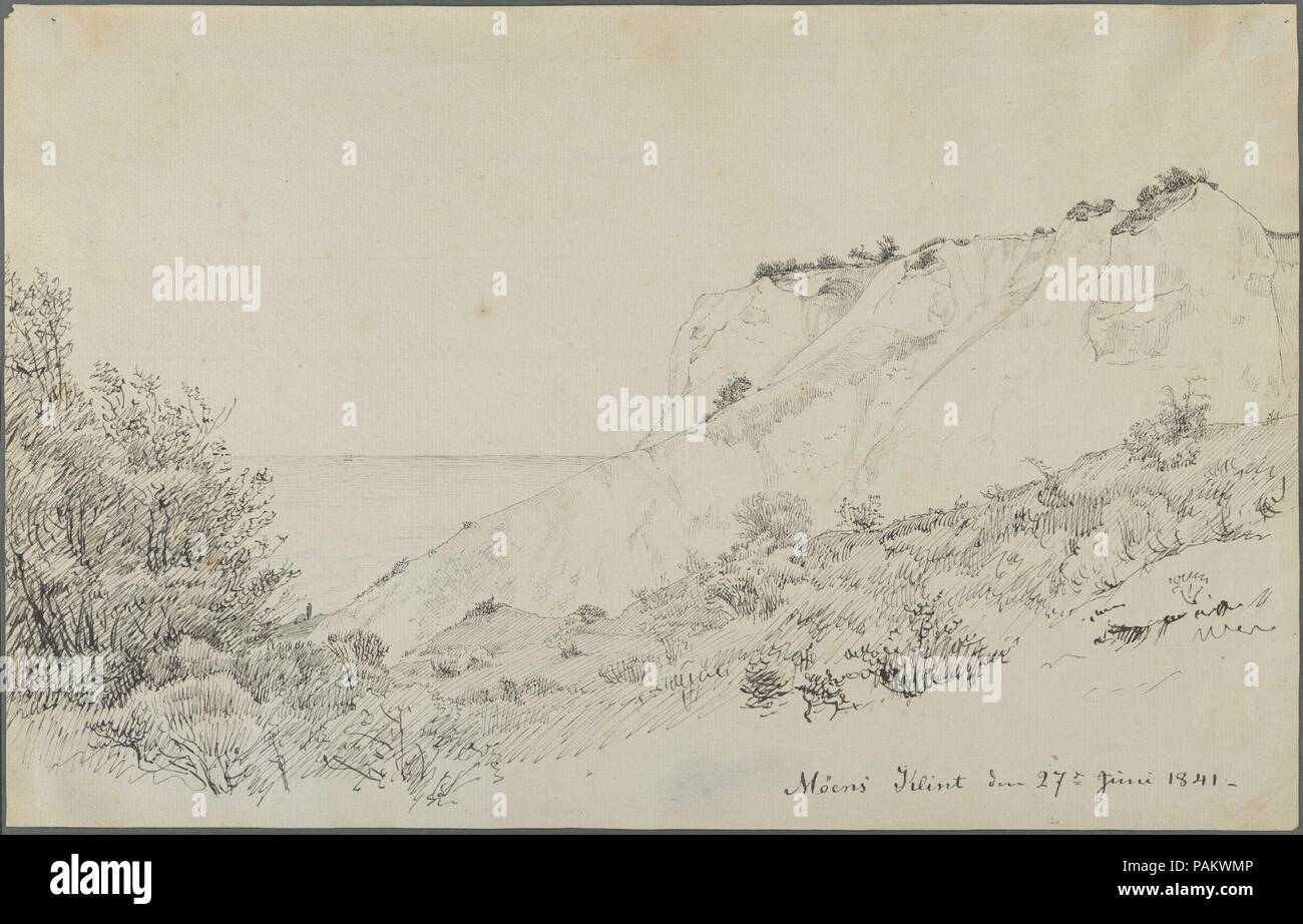 The Cliff of Møn. Artist: Peter Christian Thamsen Skovgaard (Danish ...