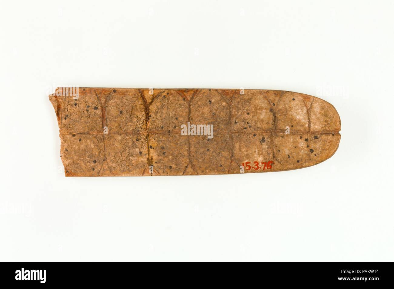 Plaque (?). Dimensions: L. 6.8 cm (2 11/16 in). Dynasty: Dynasty 12-13 ...
