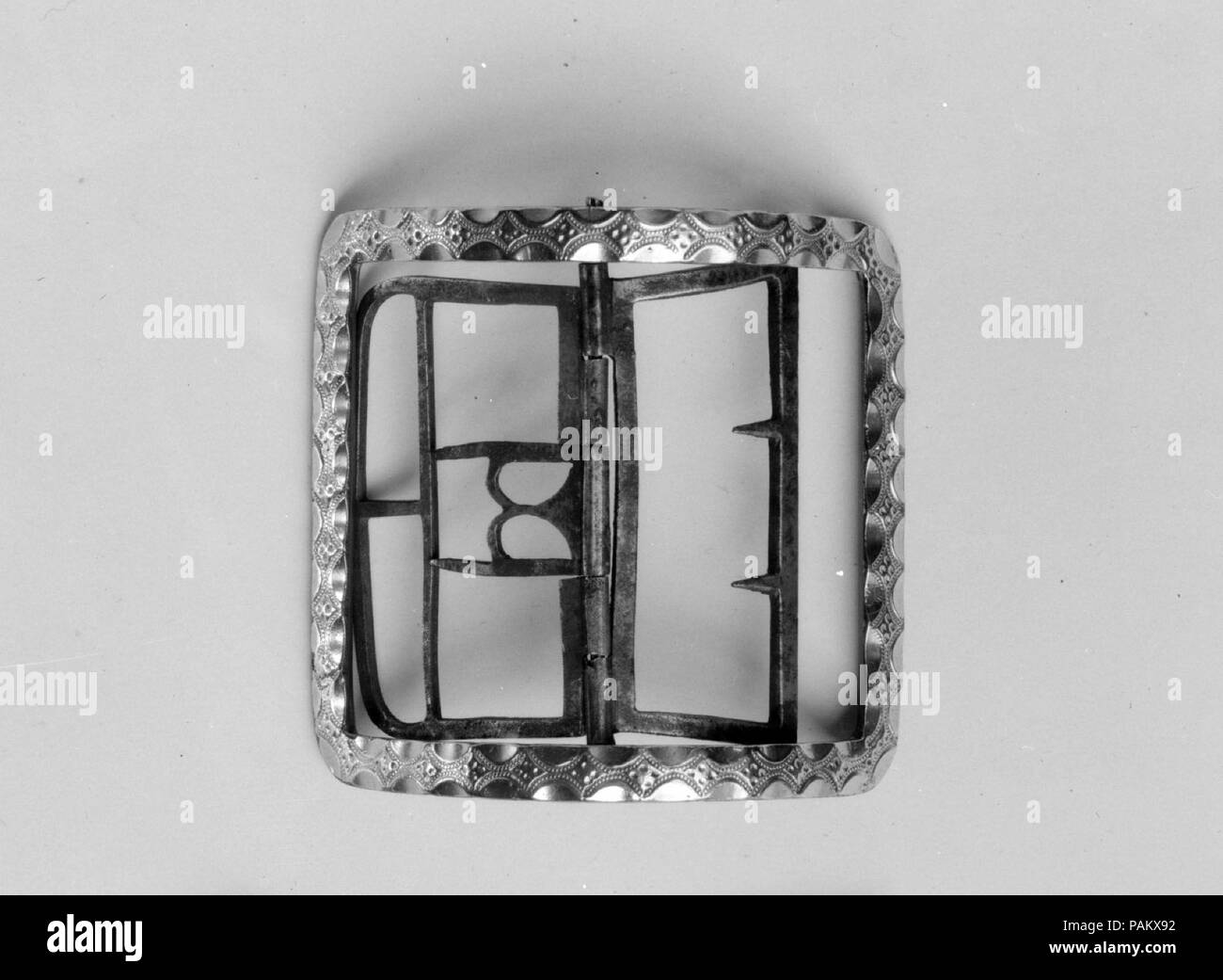 Shoe Buckle. Dimensions: 2 3/4 x 2 3/4 in. (7 x 7 cm). Date: 1770-1810 ...