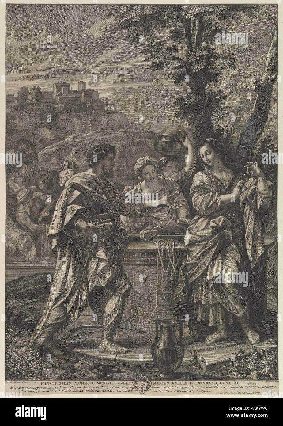 Rebecca at the Well. Artist: After Carlo Maratti (Italian, Camerano ...